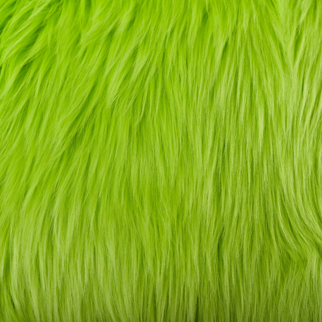 Lime Green Luxury Shag Faux Fur