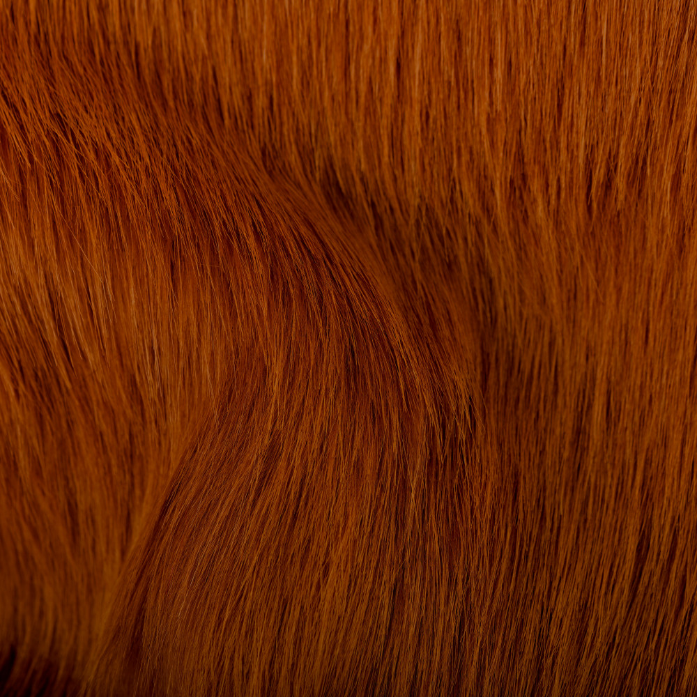 Rust Luxury Fox Faux Fur