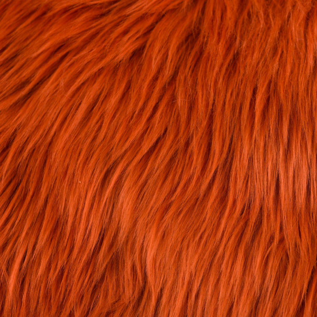 Rust Luxury Shag Faux Fur