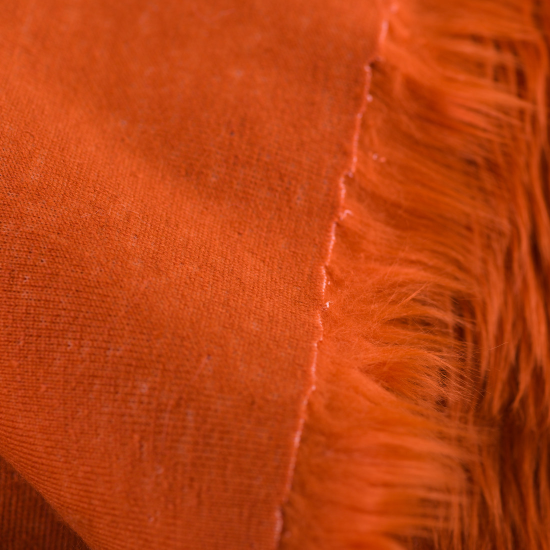 Rust Luxury Shag Faux Fur