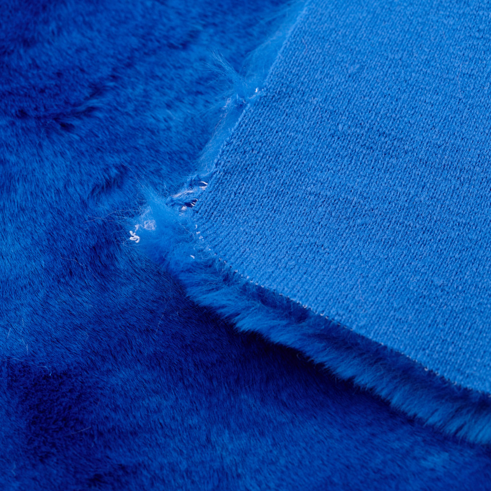 Royal Blue Beaver/Seal Faux Fur
