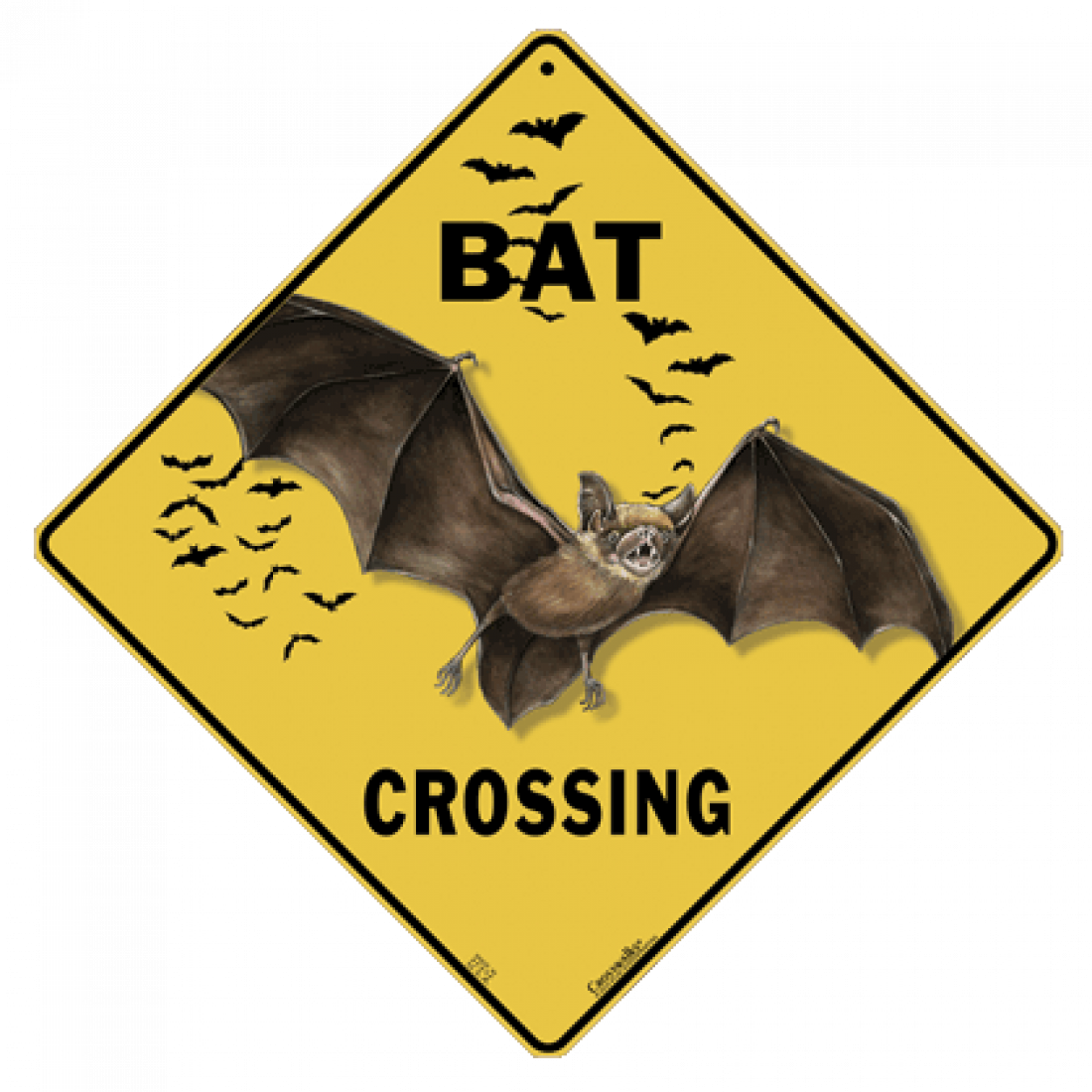 Bat Crossing Sign