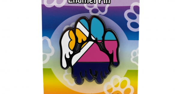 Gooey Paw Polyamory Pride Enamel Pin