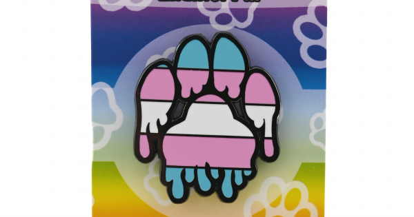 Gooey Paw Trans Pride Enamel Pin