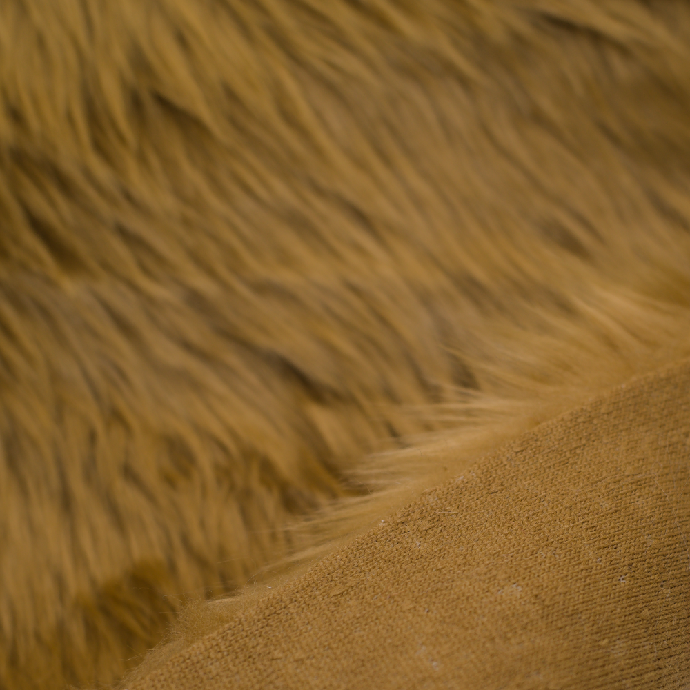 Caramel Luxury Shag Faux Fur