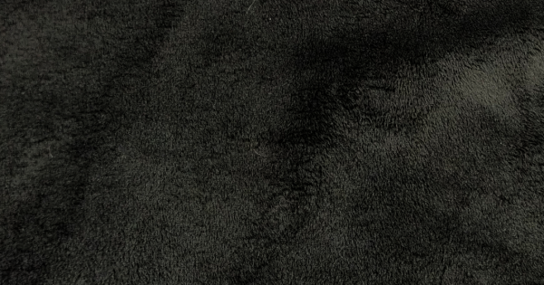 Black Minky Fabric