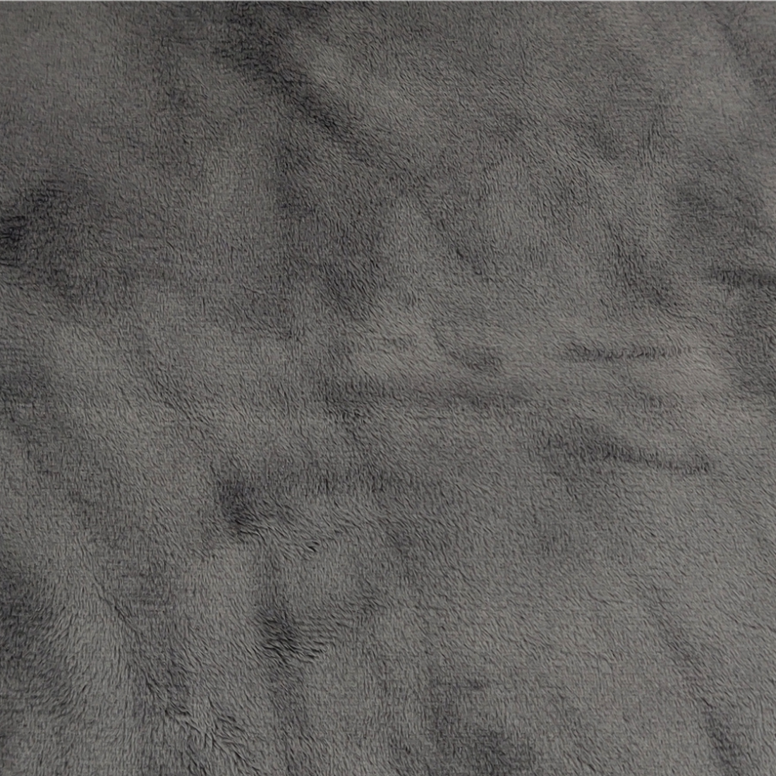 Charcoal Gray Minky Fabric