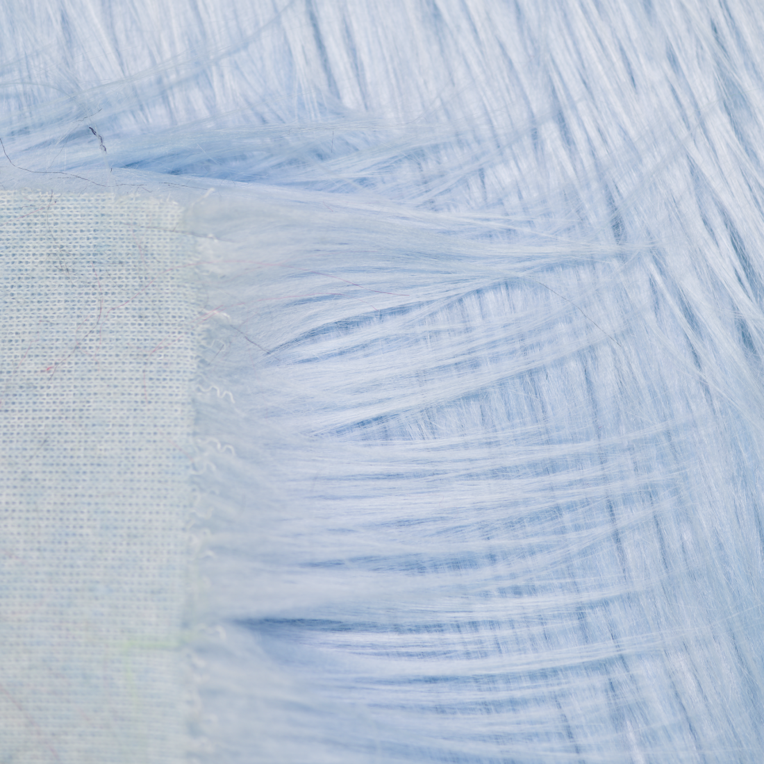 Baby Blue Monster Faux Fur (4in Pile)