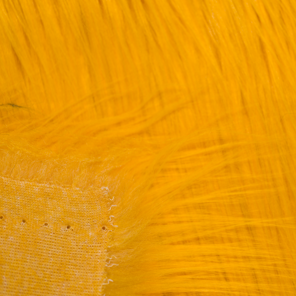 Golden Yellow Monster Faux Fur (4in Pile)