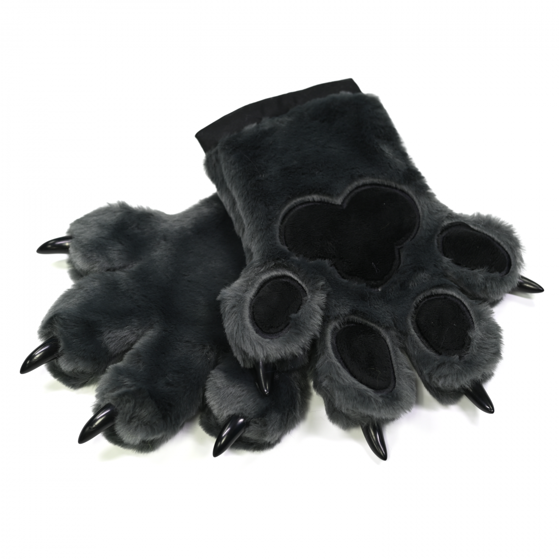 Gray Handmade Fursuit Paws