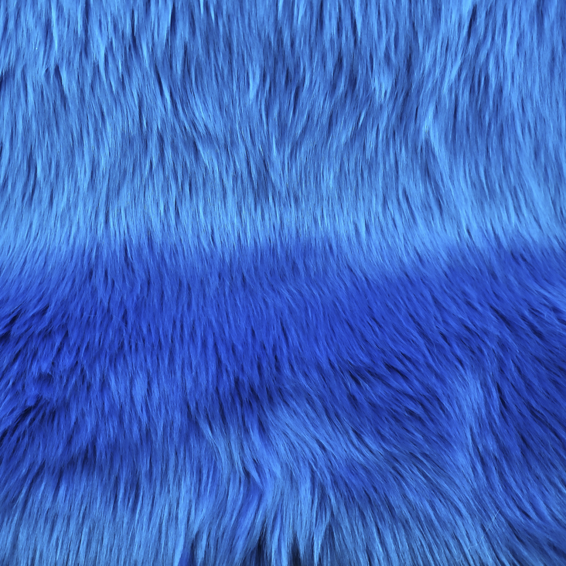 Cobalt Blue Luxury Shag Faux Fur
