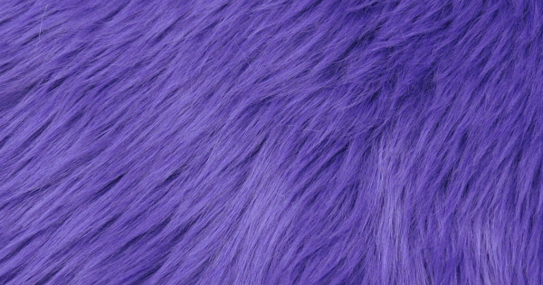 Electric Purple Luxury Shag Faux Fur