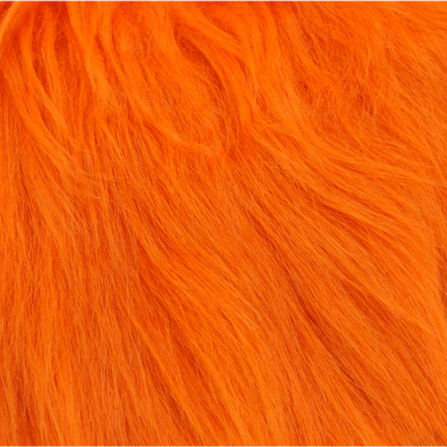 Burnt Orange Luxury Shag Faux Fur