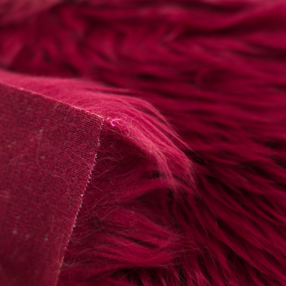 Wine Luxury Shag Faux Fur