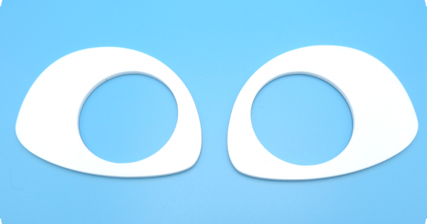 Laser-Cut Acrylic Relaxed Toony Eye Blanks