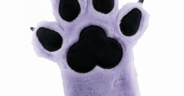 Lavender Handmade Fursuit Paws