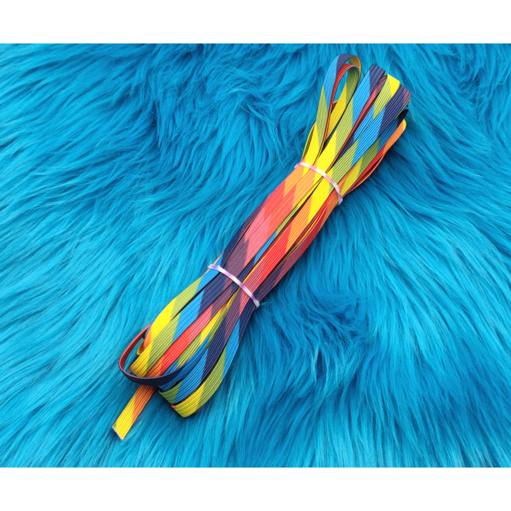 1/4" 6mm 0.25in Quarter Inch Braided Elastic - 5 yards