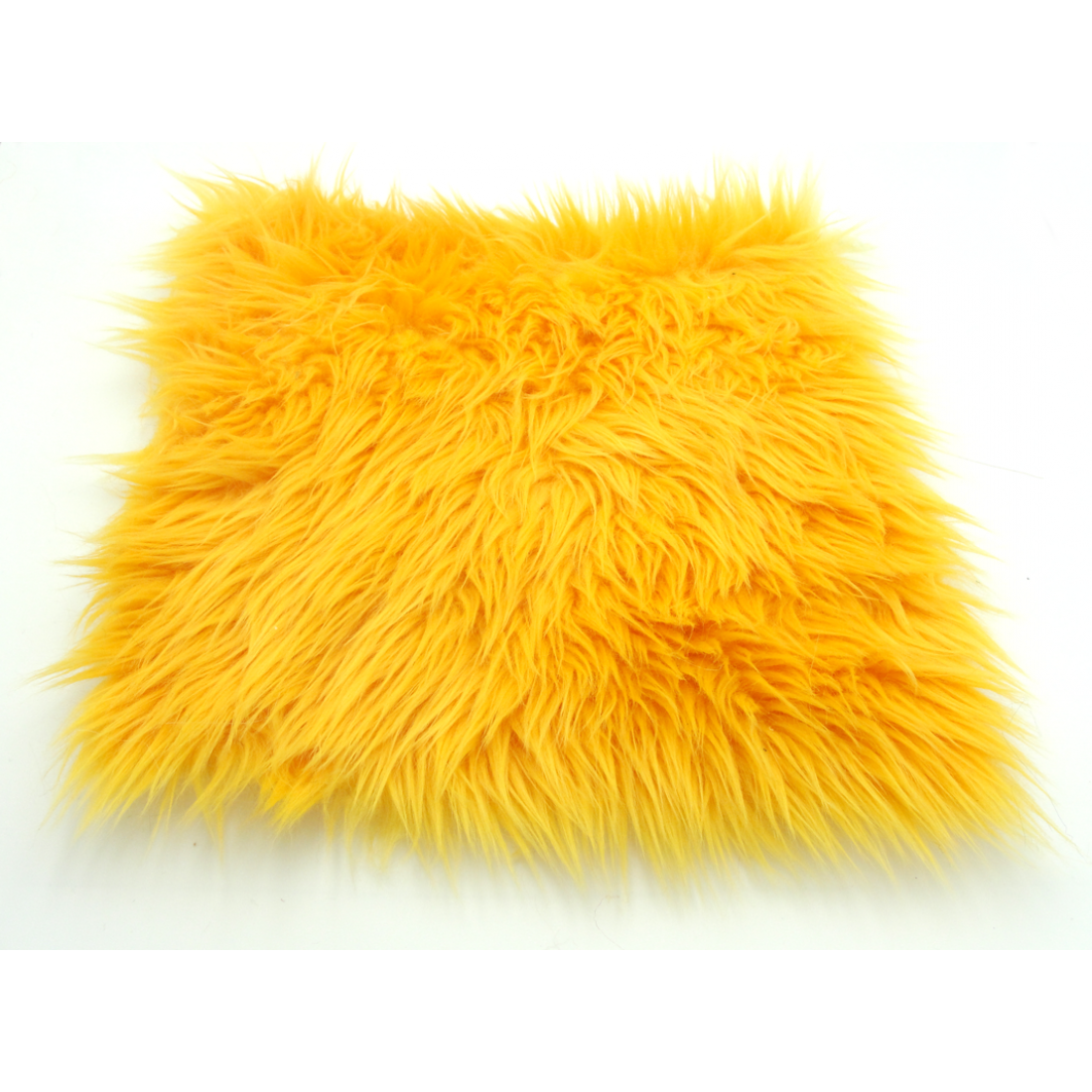 Yellow Luxury Shag Faux Fur